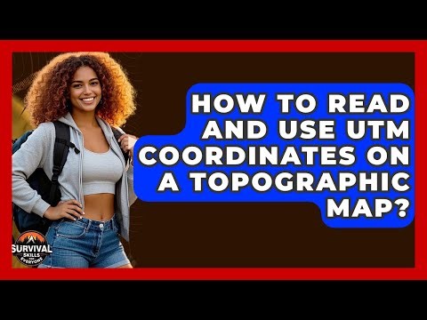 How To Read And Use UTM Coordinates On A Topographic Map? - Survival Skills for Everyone