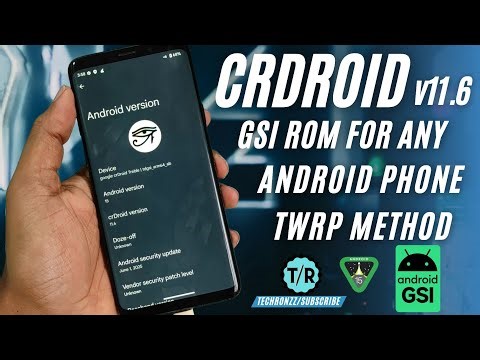 Install CR DROID 11.6 GSI Rom on Any Phone Ft. Samsung s9+ #crdroid #gsirom #gsi