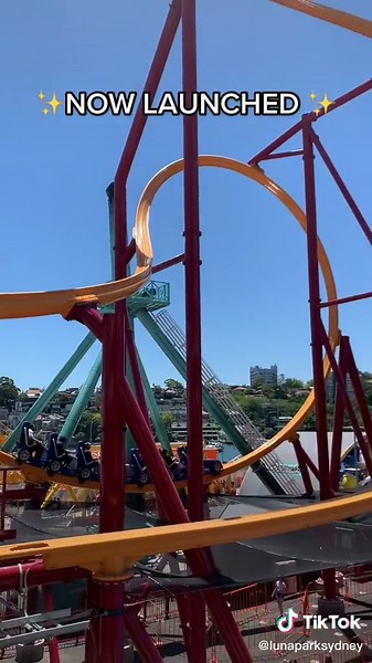 Experience the Thrill: Big Dipper Roller Coaster at Luna Park Sydney