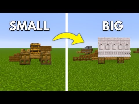 11 Cart Ideas to Upgrade Your Survival Base (Minecraft Medieval)