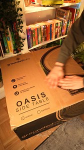 The Oasis Side Table crafts a serene bonsai tree, bringing Japanese zen artistry to your living space. ✨ | Grounded Labs