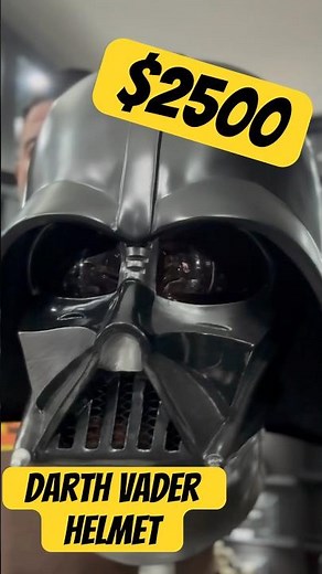 The most expensive Darth Vader Helmet in my collection