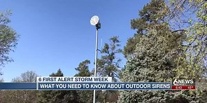 6 First Alert Storm Week: Outdoor warning sirens
