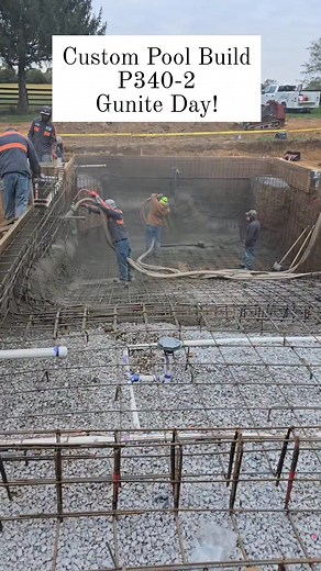 44 reactions | Custom Pool Build P340-2 || Gunite Day! #paradigmpools #customconcrete #concrete # #custompools | Paradigm Concrete Design | Facebook