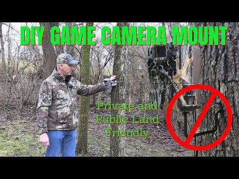 DIY Game Camera Mount | Private and Public Land Friendly