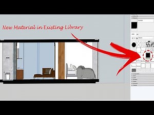 How to add new material to SketchUp library