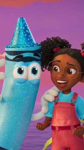 Disco Ball Glitter Explosion! ‪@CrayolaCrewOfficial‬ #cartoonsforkids #volcano #glitter #crayon