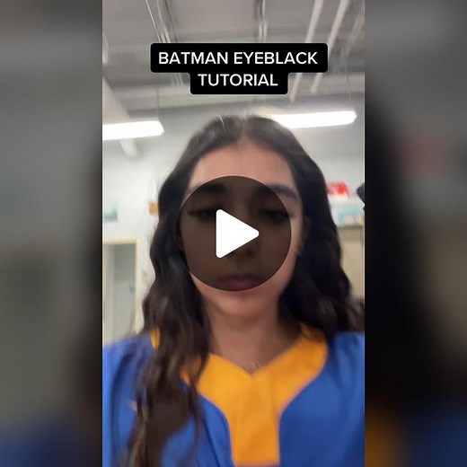 Batman Eyeblack Tutorial for Softball