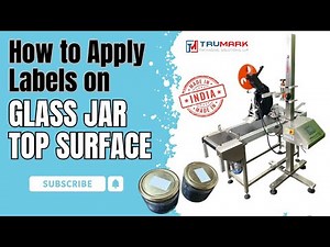 Lid Top Surface Labeling Machine