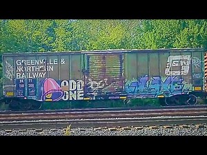 Massive CSX Freight Train On The Move