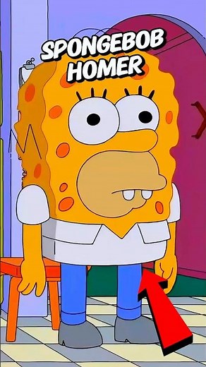 5 Times The Simpsons Referenced SpongeBob SquarePants 🧽 #simpsons #shorts