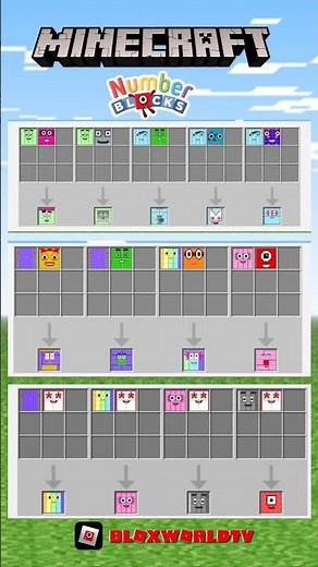 NEW!! Numberblocks Minecraft #numberblocks #minecraft #addon #mod
