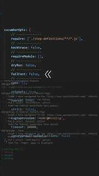 Configuration Cucumber WebdriverIO #shorts #automation #learning