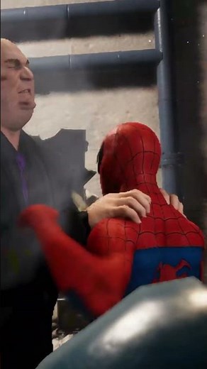 Spider-Man vs Fisk Fight! Brutal Wall Slam 😳🔥. #shorts #spiderman