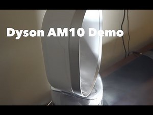 Dyson AM10 Hygienic Mist Humidifier Demo - Turning on and Operating