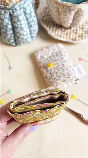 Tea bag wallet sewing tutorial… the perfect little gift for tea lovers!! #tea #shorts #diy #sewing