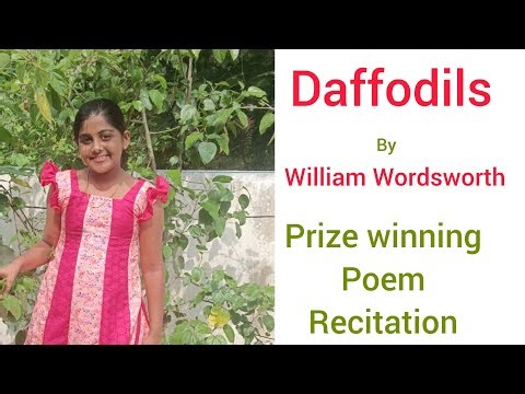 Daffodils by William Wordsworth 🥰#poem #recitation #english #prizewinning