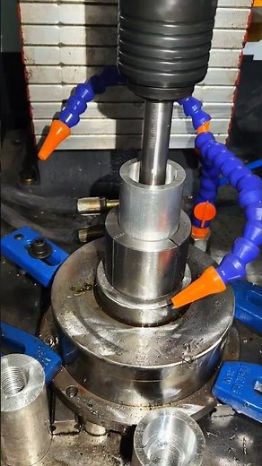 Automatic tapping machine for round tube m24, depth 80mm, strong rigidity for square column