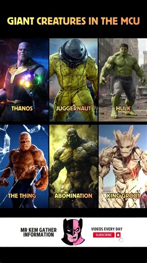 The Giant Creatures in the MCU