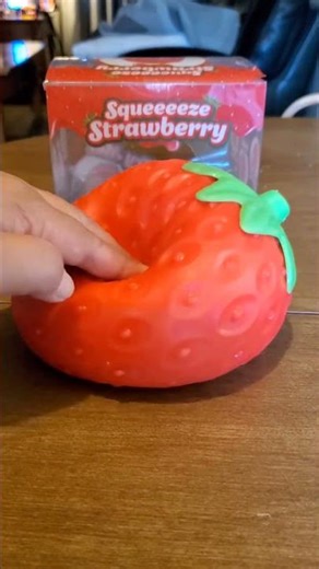 LET'S PLAY! ASMR! SQUEEEZE! STRAWBERRY! #amazing #asmr #new #squeeshy #toys #short #viral #trending