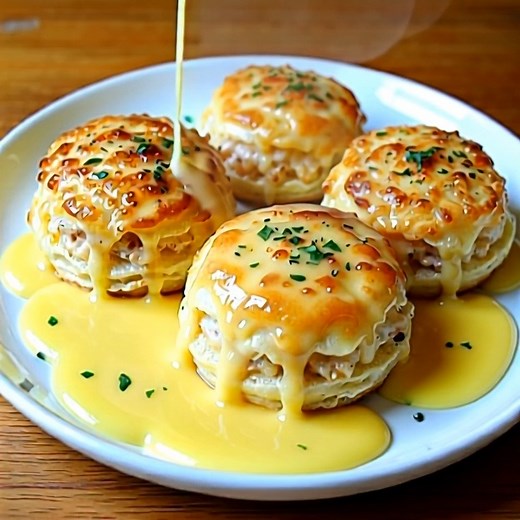 4.7K views · 22 reactions | Crab Stuffed Cheddar Bay Biscuits with Lemon Butter Sauce Ingredients: Cheddar Bay Stuffed Biscuit: 1 package Cheddar Bay Biscuit Mix 1 tsp garlic powder 1 tsp Italian seasoning Full recipe   | Recipes For Family | Facebook