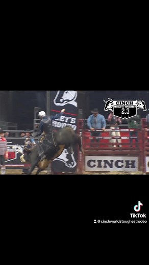 Crazy or Kryptonite ;) 🦸‍♂️ #BullRider #Bullriding #SuperMan #Rodeo #cinchworldstoughestrodeo | Cinch World's Toughest Rodeo