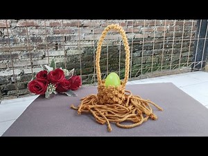 Macrame Egg Holder | Macrame Easter Decoration