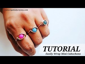 No Experience Needed! Easy Wire Wrapped Cabochon Ring Tutorial