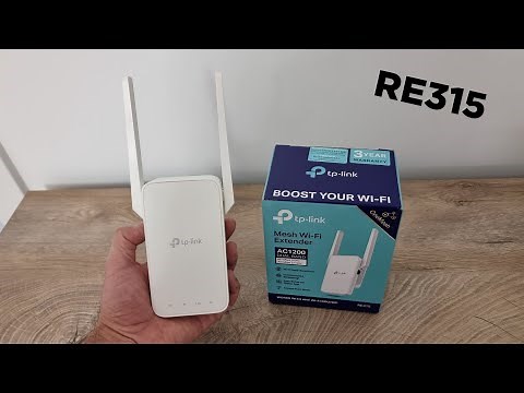 TP-LINK RE315 Mesh WiFi Extender: REVIEW and Unboxing