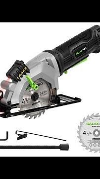 Circular Saw, GALAX PRO 4Amp 3500RPM Mini Circular Saw with Laser Guide, Max. Cutting