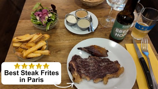 I ate Paris’s best steak frites directly at the butcher's shop!