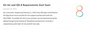 Apple reminds developers once again of upcoming 64-bit requirement for iOS apps - 9to5Mac