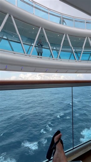 The worst balcony room at sea? This Regal Princess balcony room comes with a view. Of me!