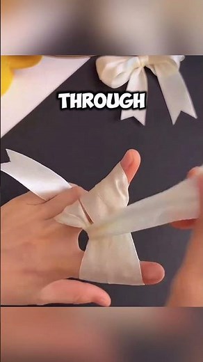 How To Tie A Butterfly Ribbon Under 10 Seconds!