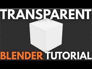 How to Render a Transparent Background in Blender