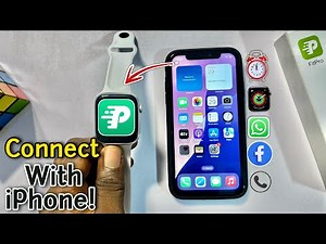 How to Setup And Connect Fitpro Smartwatch to iPhone!