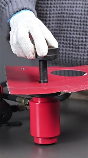 How to Make Hole with Hydraulic Knockout Punch Kit? #howto