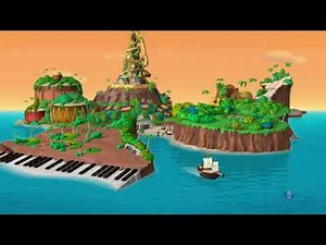 Mickey's pirate adventure hot dog dance & credits in reversed