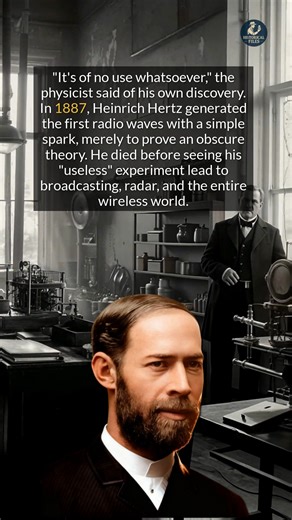 7.7K views · 111 reactions | He called his own discovery useless, but it sparked the wireless age. #history #discovery #historyfacts | Historical Files | Facebook
