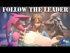 [MMD x TLoZ BoTW] Follow the Leader [Link, Sidon and Teba]