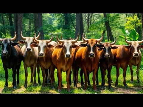 Heading Thousands Of Cute Tame -Cows Every Evinings Funny Cows Eating Grass Cows, Cows Sounds