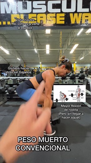 570K views · 6.9K reactions | Este peso muerto convencional lo tienes que incluir en tus rutinas.  #pesomuerto #fitnesstips #gymhack #ejercicio #gymlife | BrenVita | Facebook