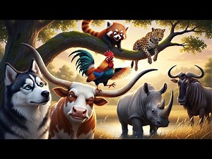 Real Animal Sounds in High Quality: Wild, Farm & Pet Audio (Husky, Rooster, Rhino, Leopard & More)