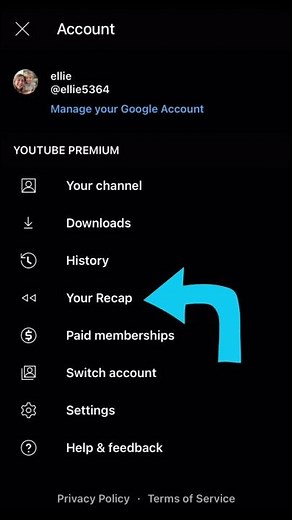 How to view your recap in YouTube music!