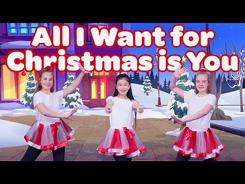 All I Want for Christmas Is You Kids Dance 🎄❤️ Easy Christmas Choreography