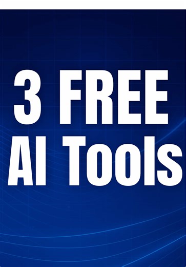 🚀 These 3 FREE AI tools feel like cheating. I use them daily to work faster, think clearer, and create anything in minutes. 🔗 All tools   links are in my bio #ai #aitools #aiforbusiness #productivitytools #digitalcreator