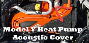 Here's what the Model Y heat pump sounds like with the acoustic cover (insulation)