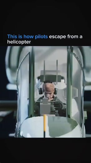 🕸️ on Instagram: "Unlike jets, helicopters don't use ejection seats. In an emergency, pilots rely on controlled autorotation, rapid landing procedures, or escape systems designed to protect them during impact. If a crash is unavoidable, the goal is to slow descent, absorb energy, and keep the cabin intact long enough to get out. A ground-based surface-to-air missile system tracks an enemy fighter jet through a sequence of detection, tracking, guidance, and interception. First, ground radar emit