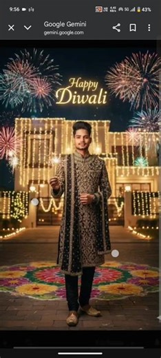 Diwali Photo Editing Promo, Prompt