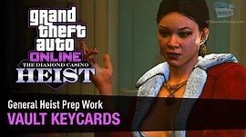 GTA Online The Diamond Casino Heist - Heist Prep Vault Keycards Solo (Duggan Goons)
